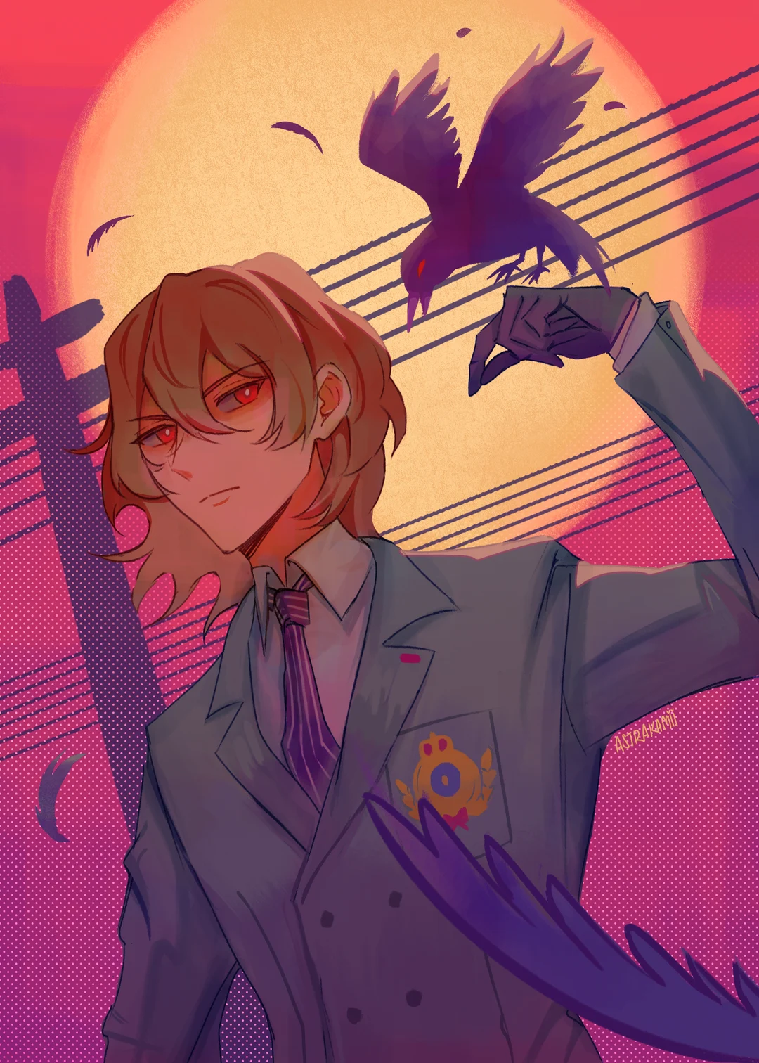 i drew goro akechi! [OC] | Scrolller