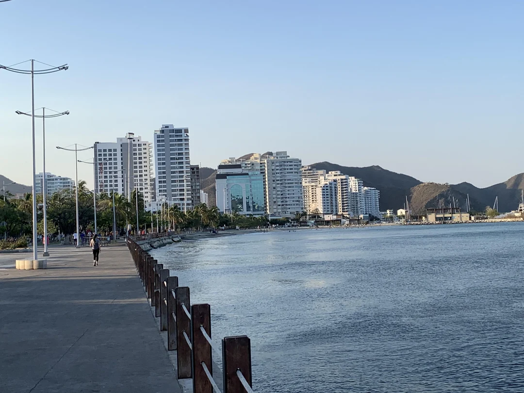 The Caribbean waterfront of Santa Marta, Colombia | Scrolller