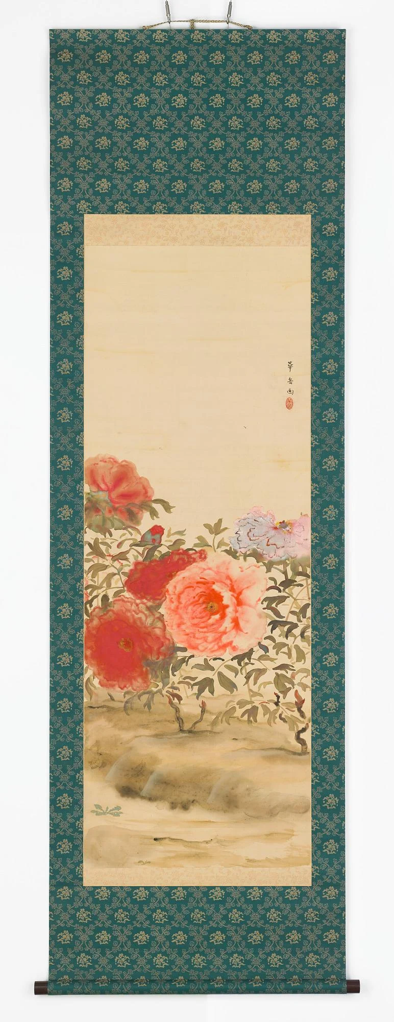 Murakami Kagaku - Peony Garden (1918) | Scrolller