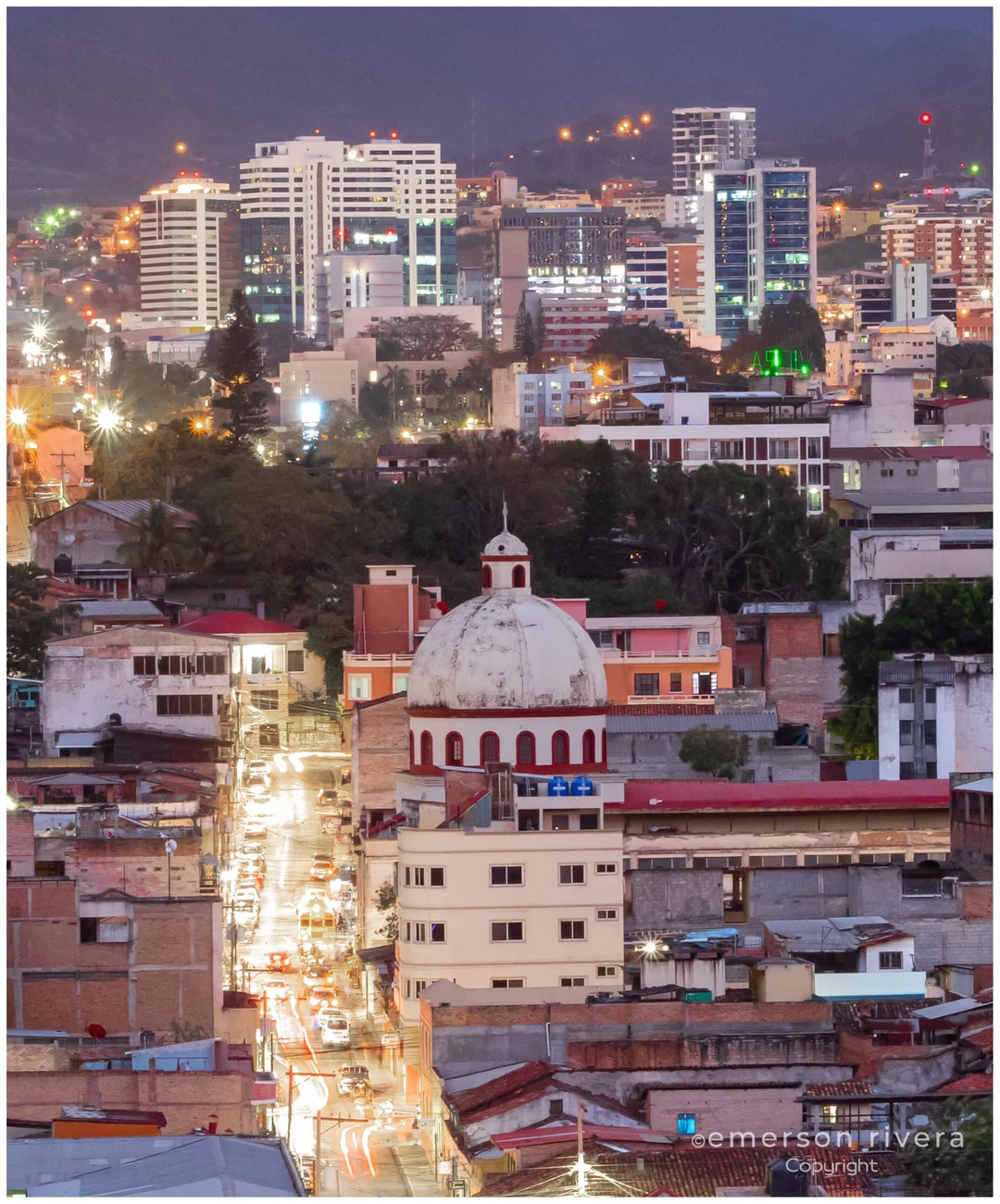 Downtown Tegucigalpa, Honduras, from above | Scrolller
