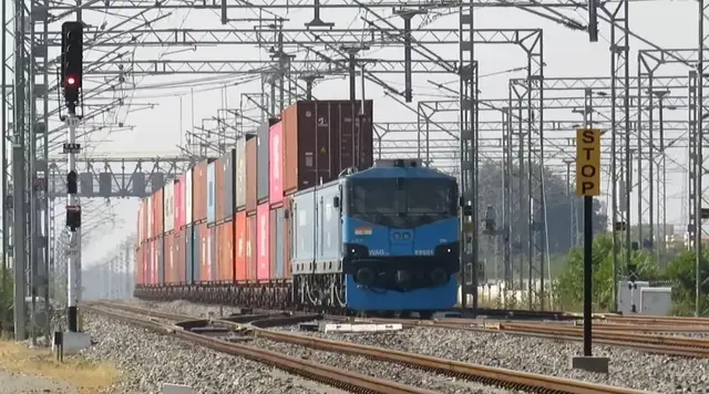 Double stack container train of Indian railways | Scrolller