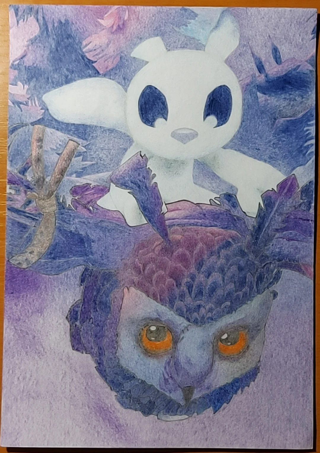 Ori and Ku, me, pencil, 2022 | Scrolller