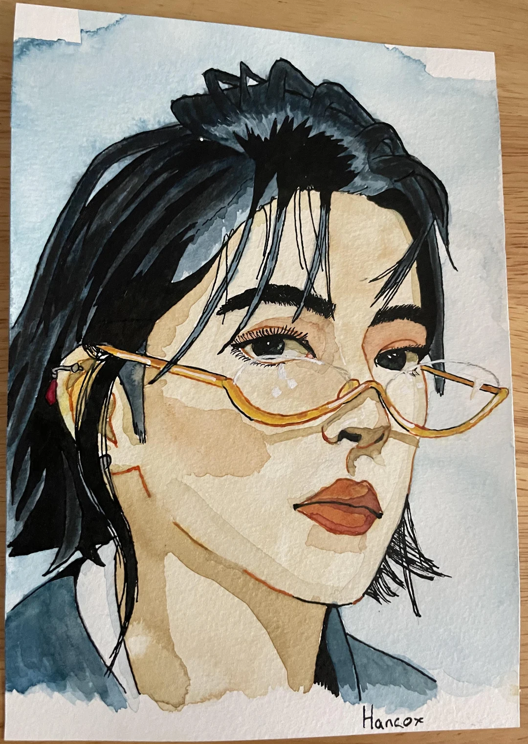 Unnamed, Me, Watercolour&Ink, 2022 | Scrolller