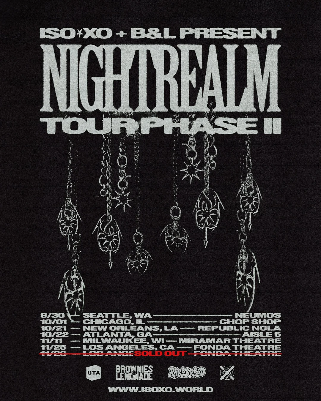 ISOxo NIGHTREALM TOUR PHASE 2 | Scrolller