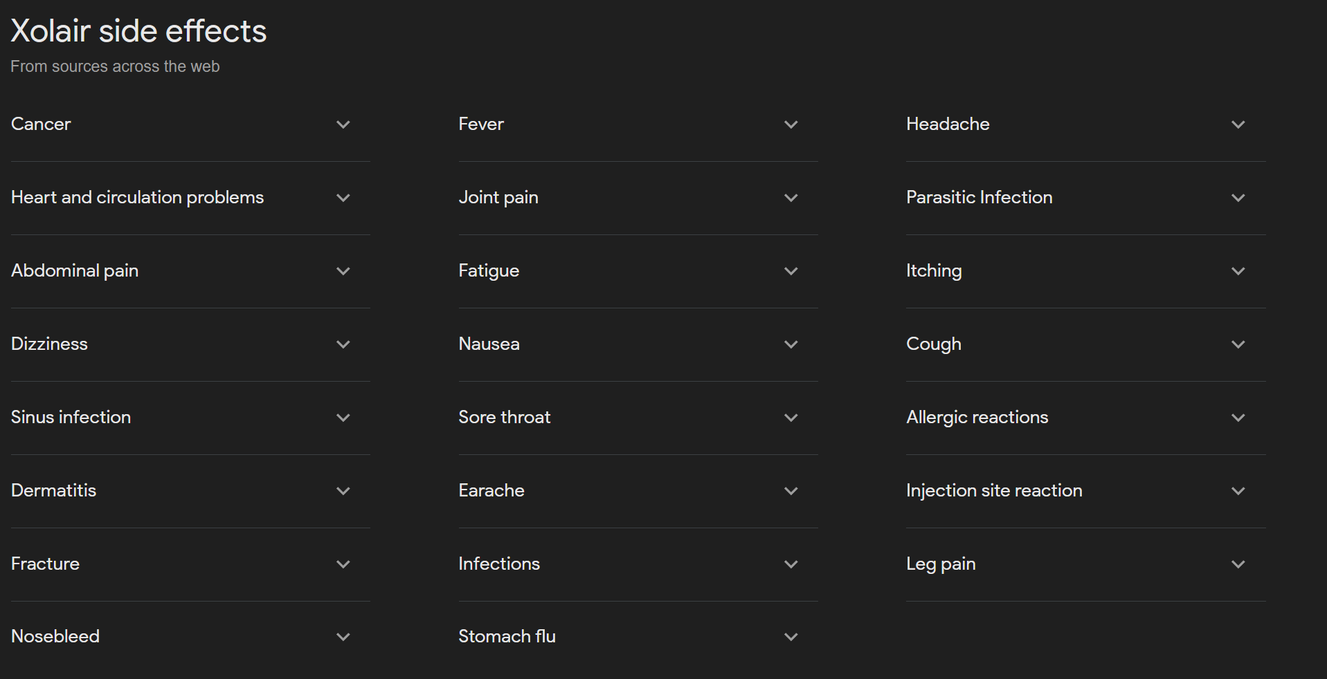 Side effects include, cancer, parasitic infection, and fractures :) | Scrolller