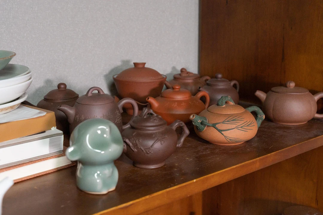 Some of my teapots. They've gathered dust... | Scrolller