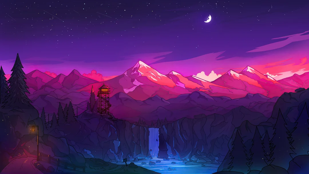 Firewatch Mountains [7680x4320] | Scrolller