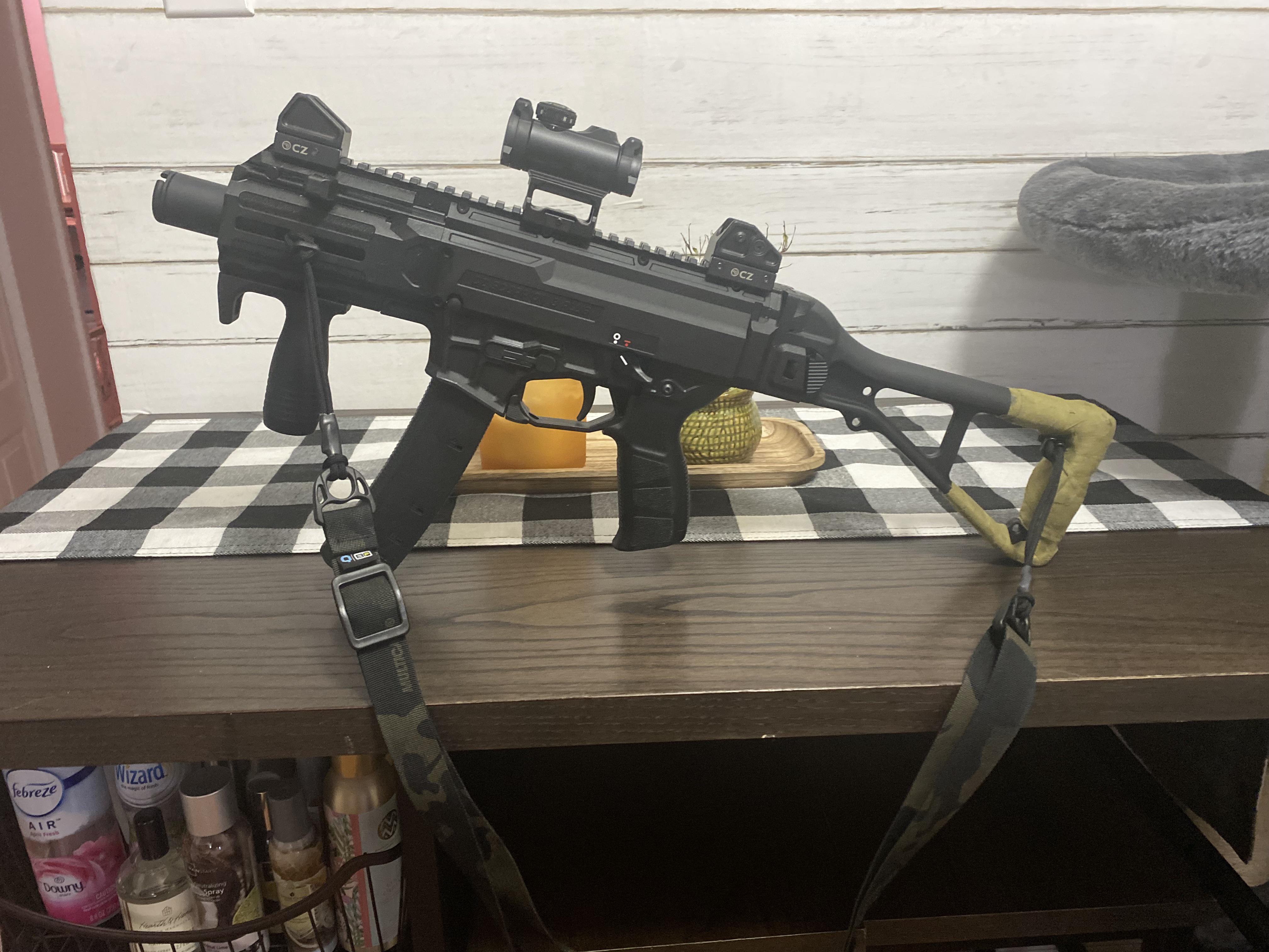 She’s finally put together after my stamp came in. My first SBR | Scrolller