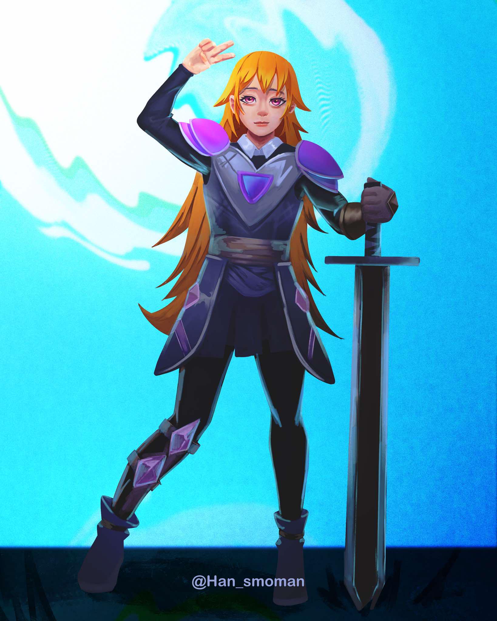 My newest artwork femboy knight | Scrolller