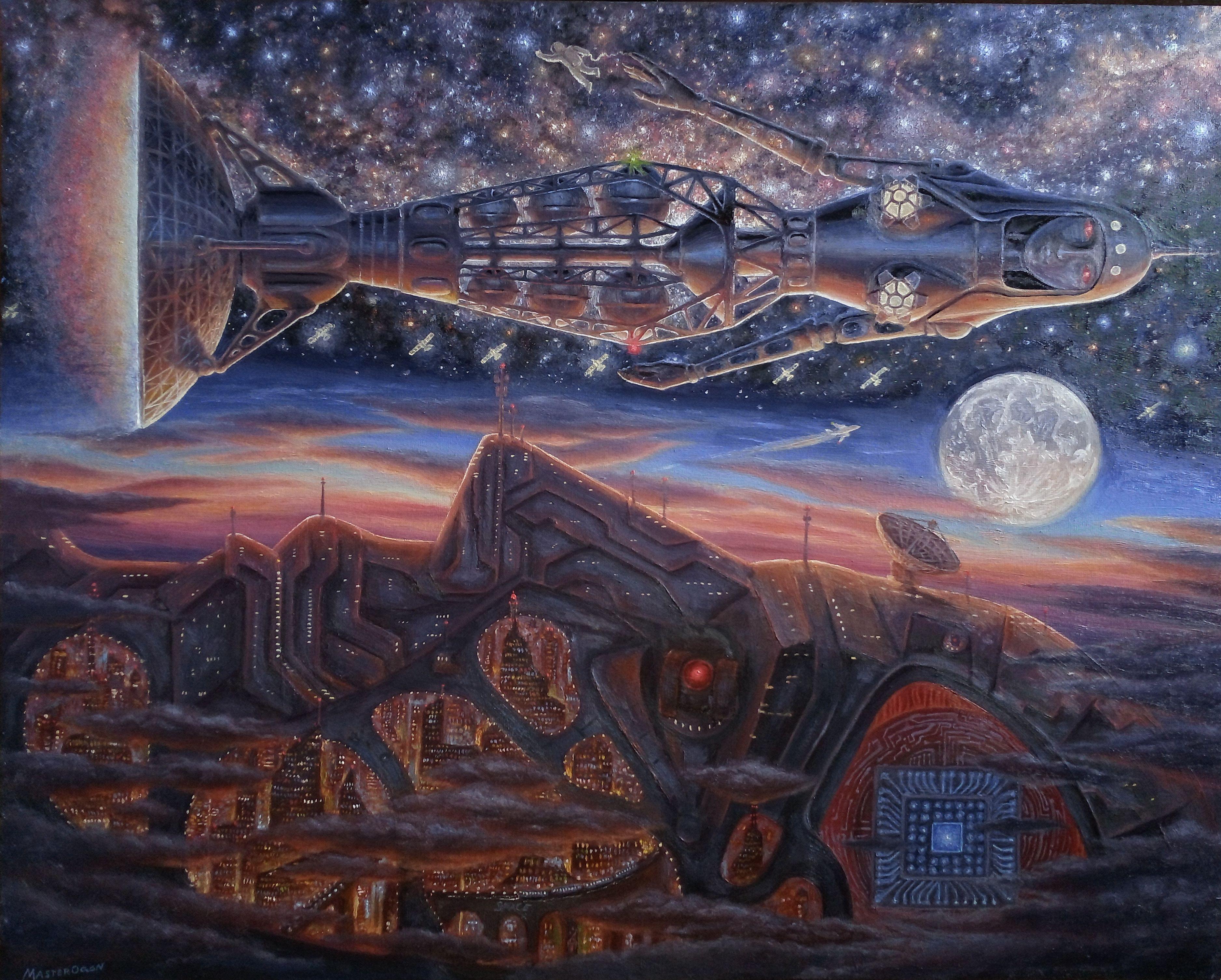 Space values. Oil by me | Scrolller