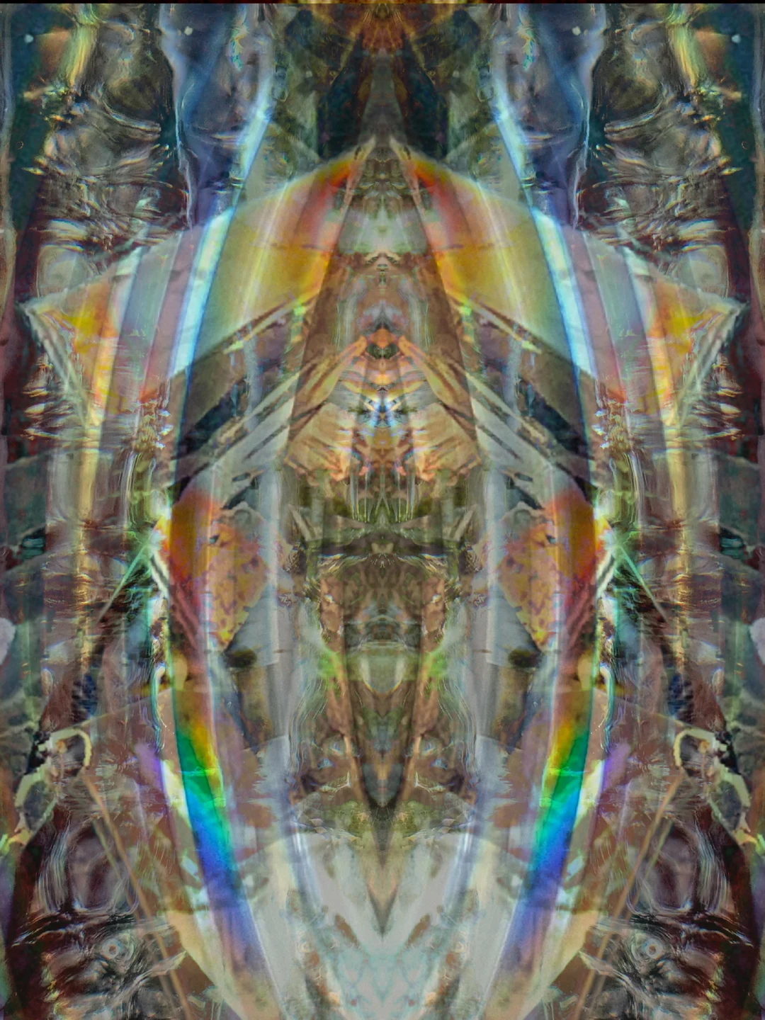 Spinal Tap, Me, refracted light(mirrored), 2023 | Scrolller