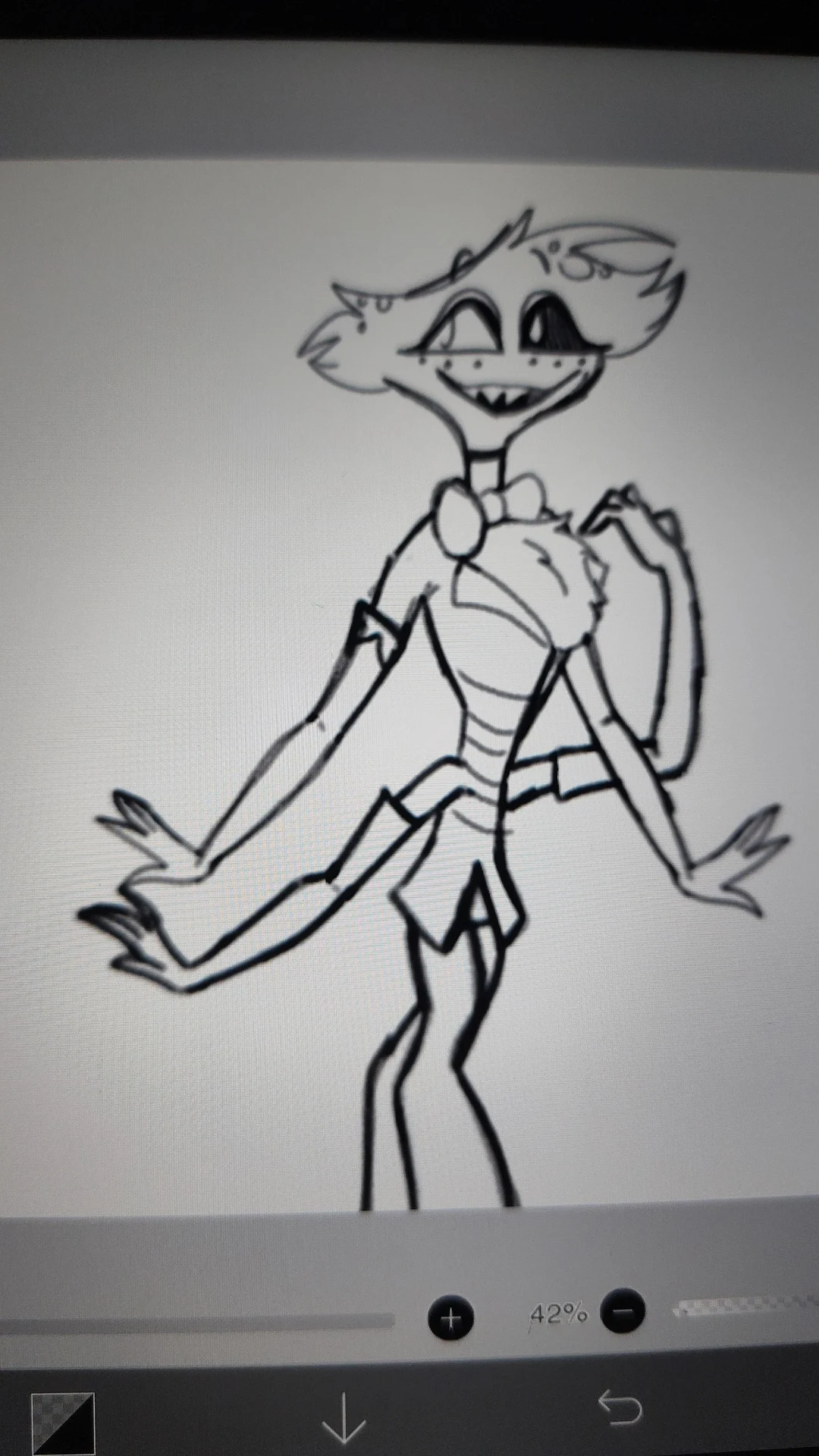 My first time drawing Angel Dust :) | Scrolller