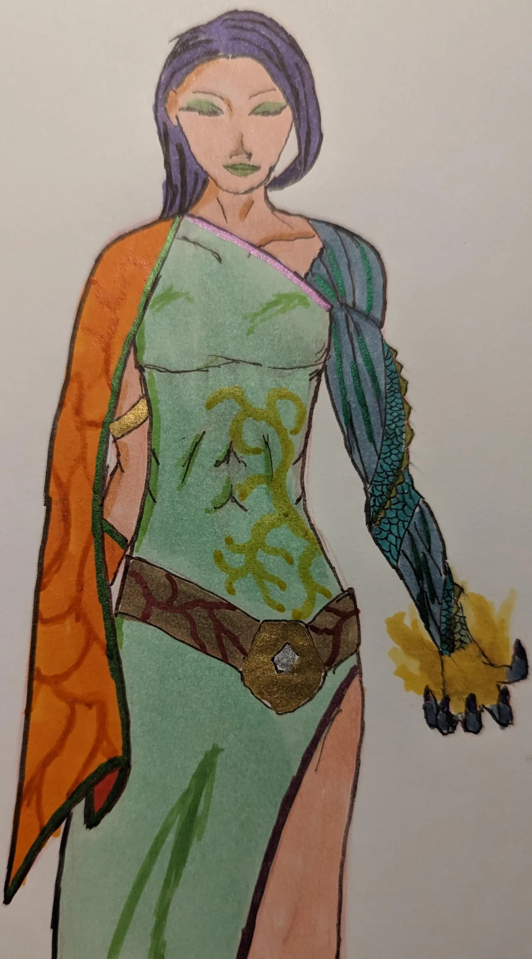 Light them up, art by me, markers, 2023 | Scrolller