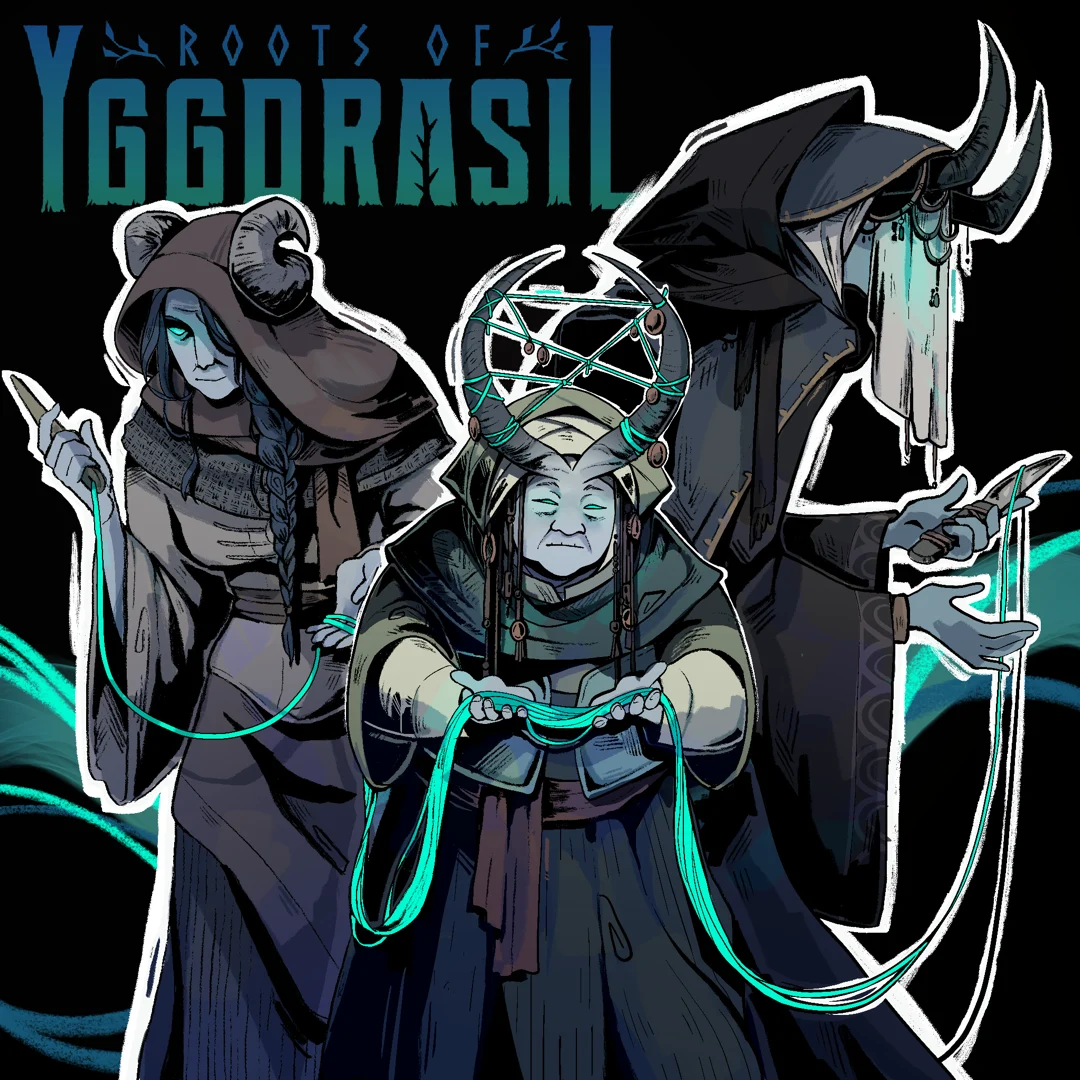 The Norns from Roots of Yggdrasil. Art by Charlaine Tellier. | Scrolller