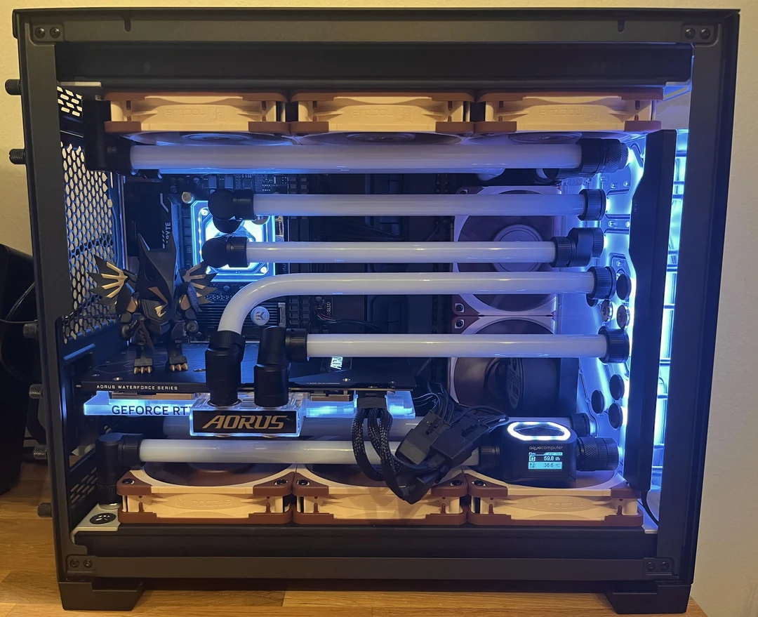 first time hard tubing, custom 12VHPWR cable is ordered | Scrolller