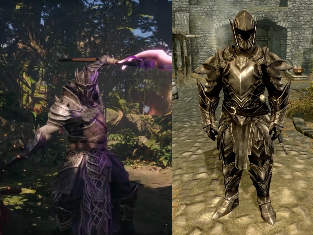 Has anyone noticed that this warrior from one of the new game trailers looks like the ebony ...