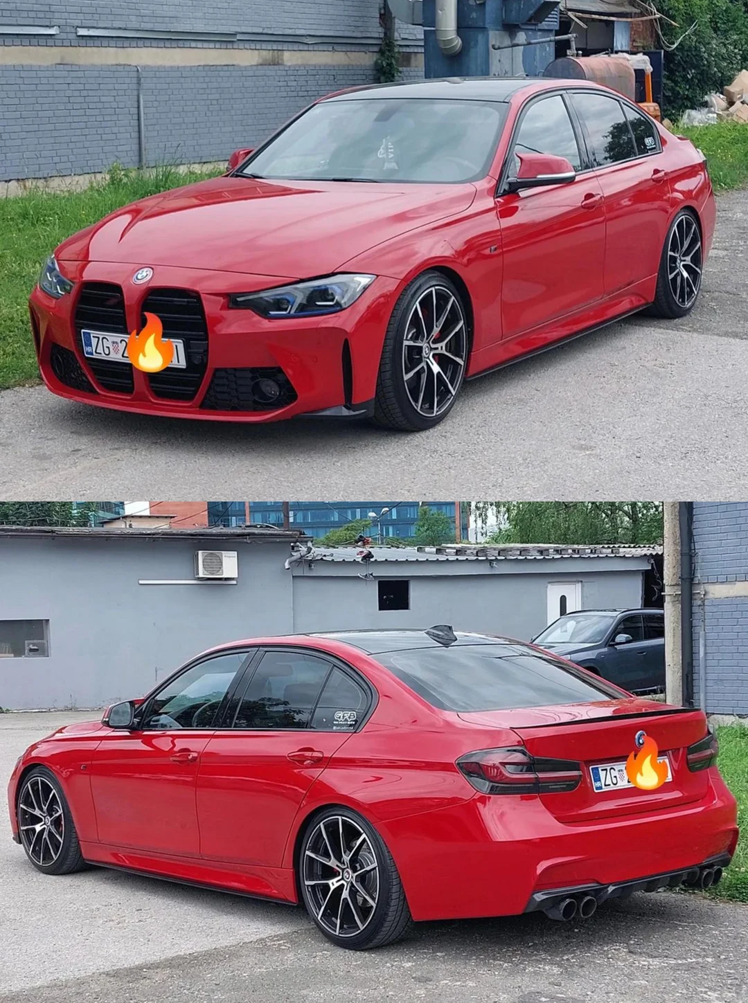 F30 with G80 styled front bumper and G30/F90 styled taillights | Scrolller