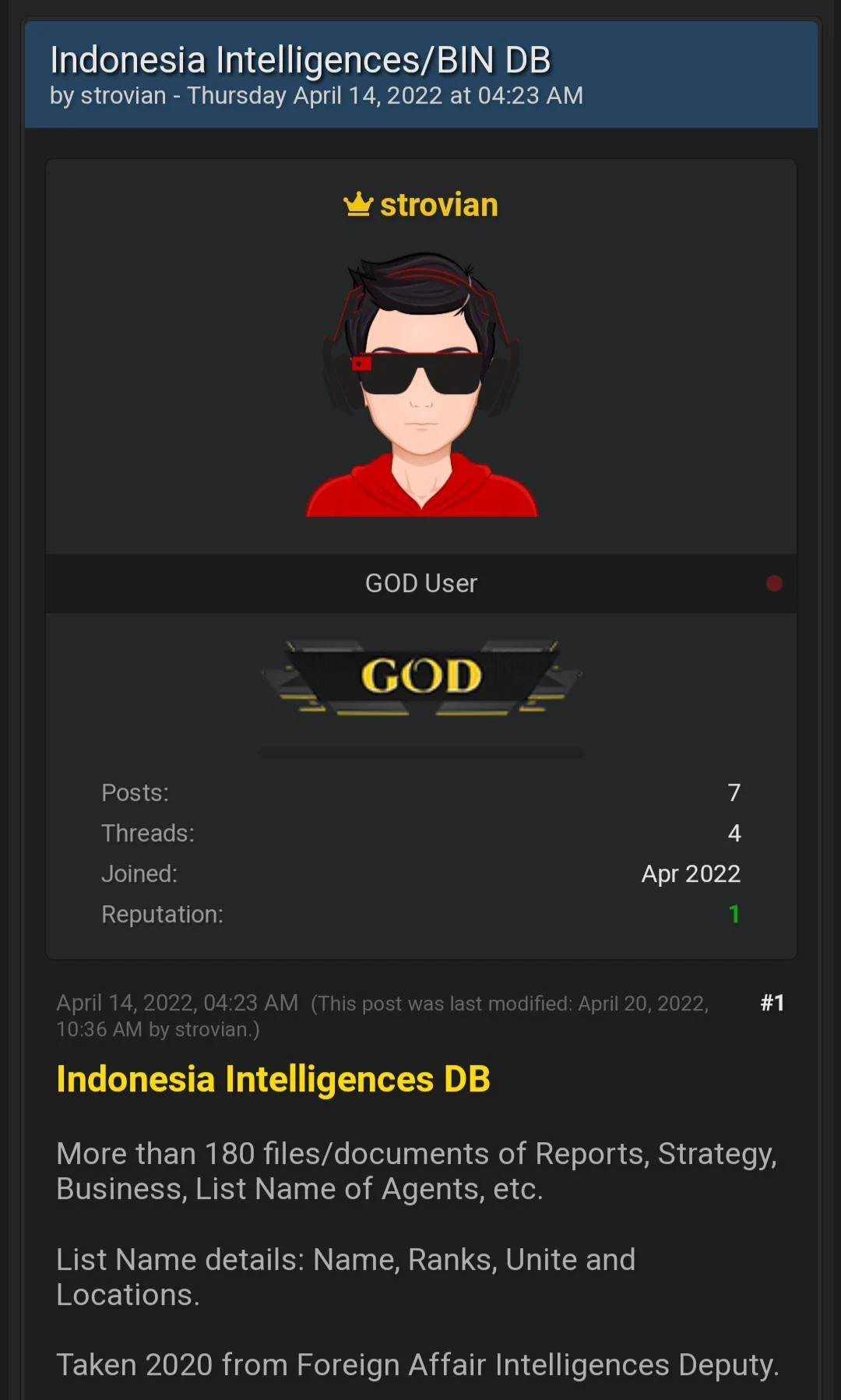 BiN aDAlaH fBi DeNGan KeARIfaN LoKal | Scrolller