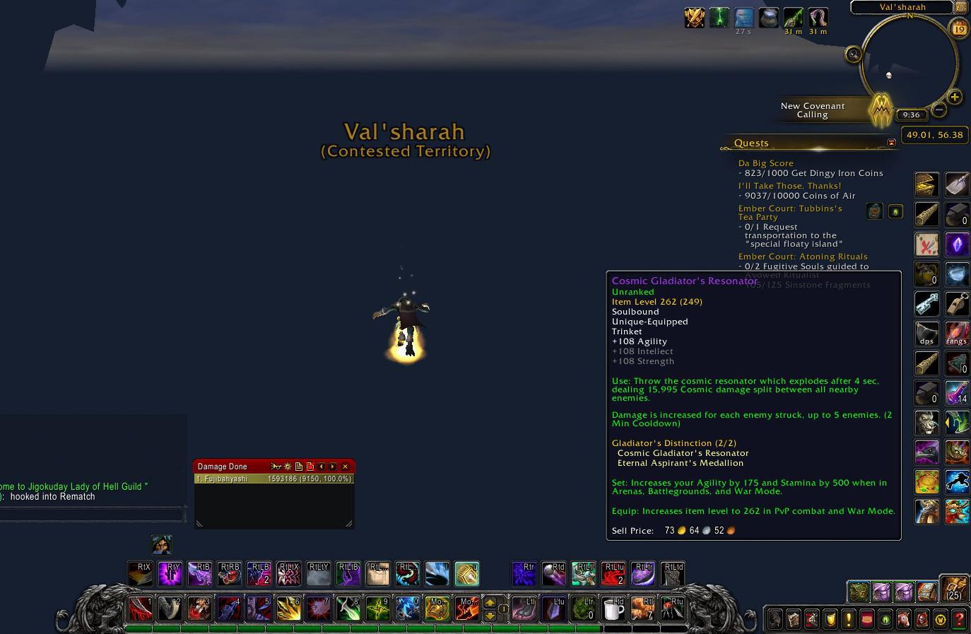 Current state of my rogue. | Scrolller