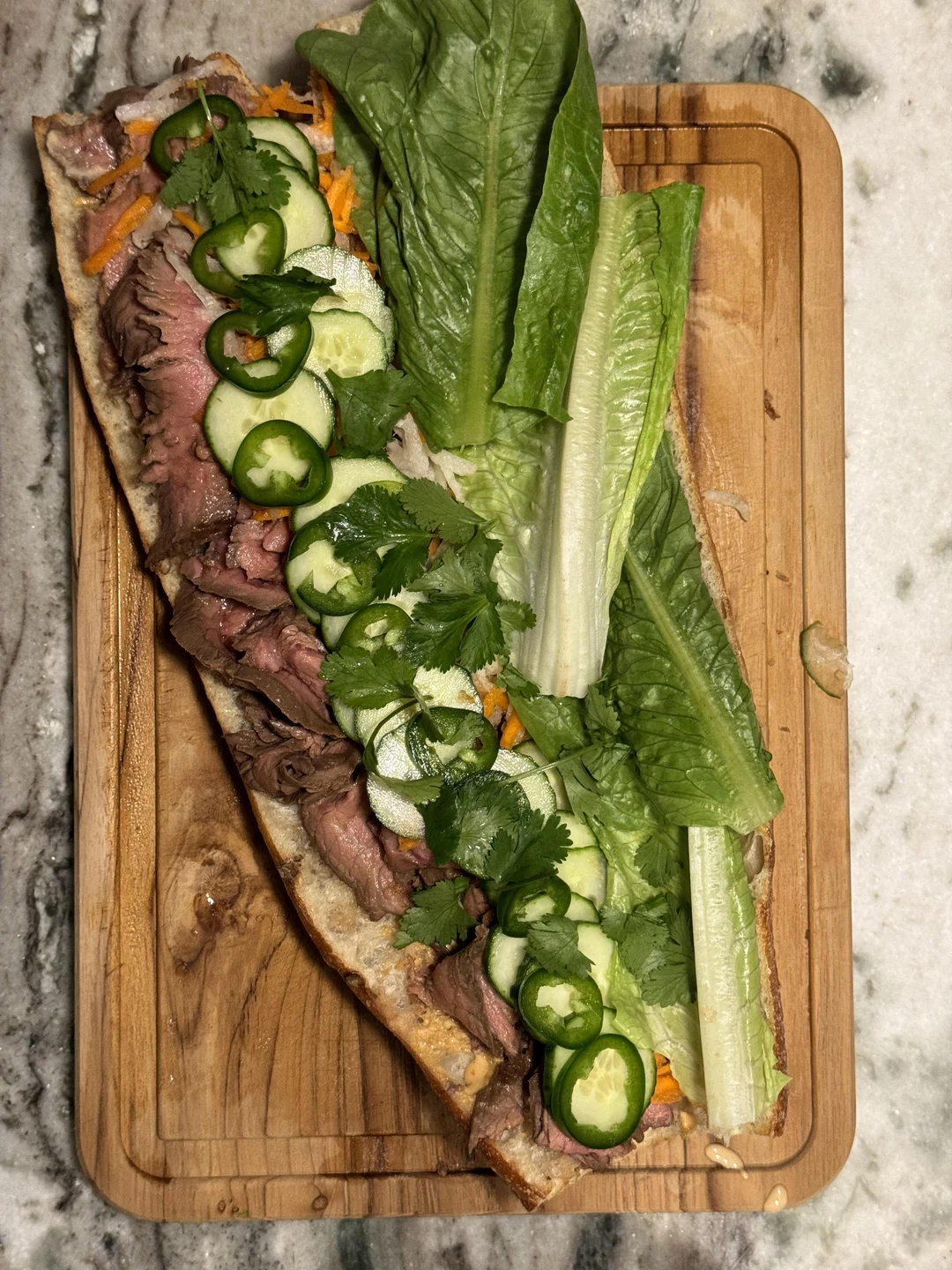 Flank steak banh mi | Scrolller