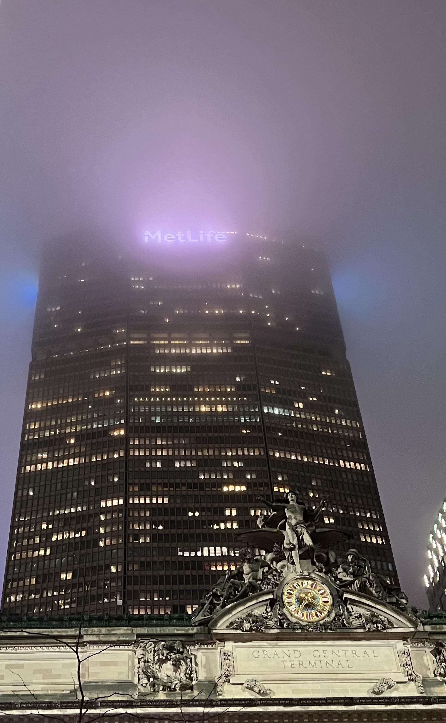 MetLife building towering over Grand Central Terminal | Scrolller