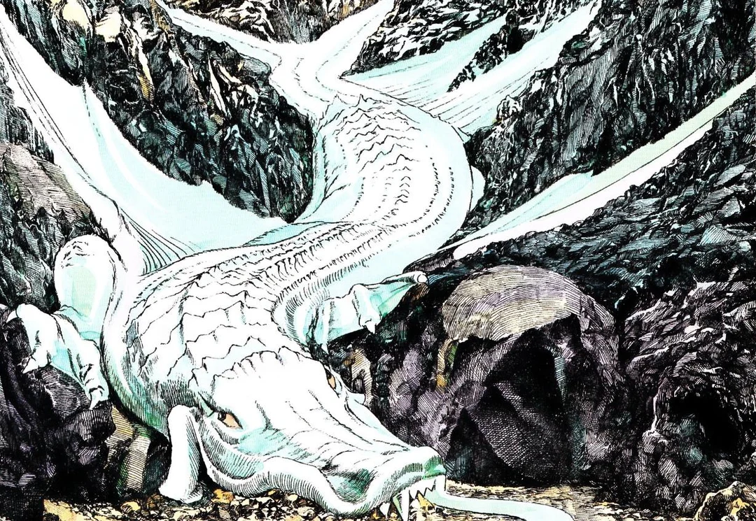 Leviathan - Shigeru Mizuki - Yokai / Mythological Creature Illustrations, 2002 | Scrolller