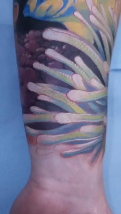 Here’s an update on my Tattoo Sleeve y’all liked. Almost done minus some final details. | Scrolller