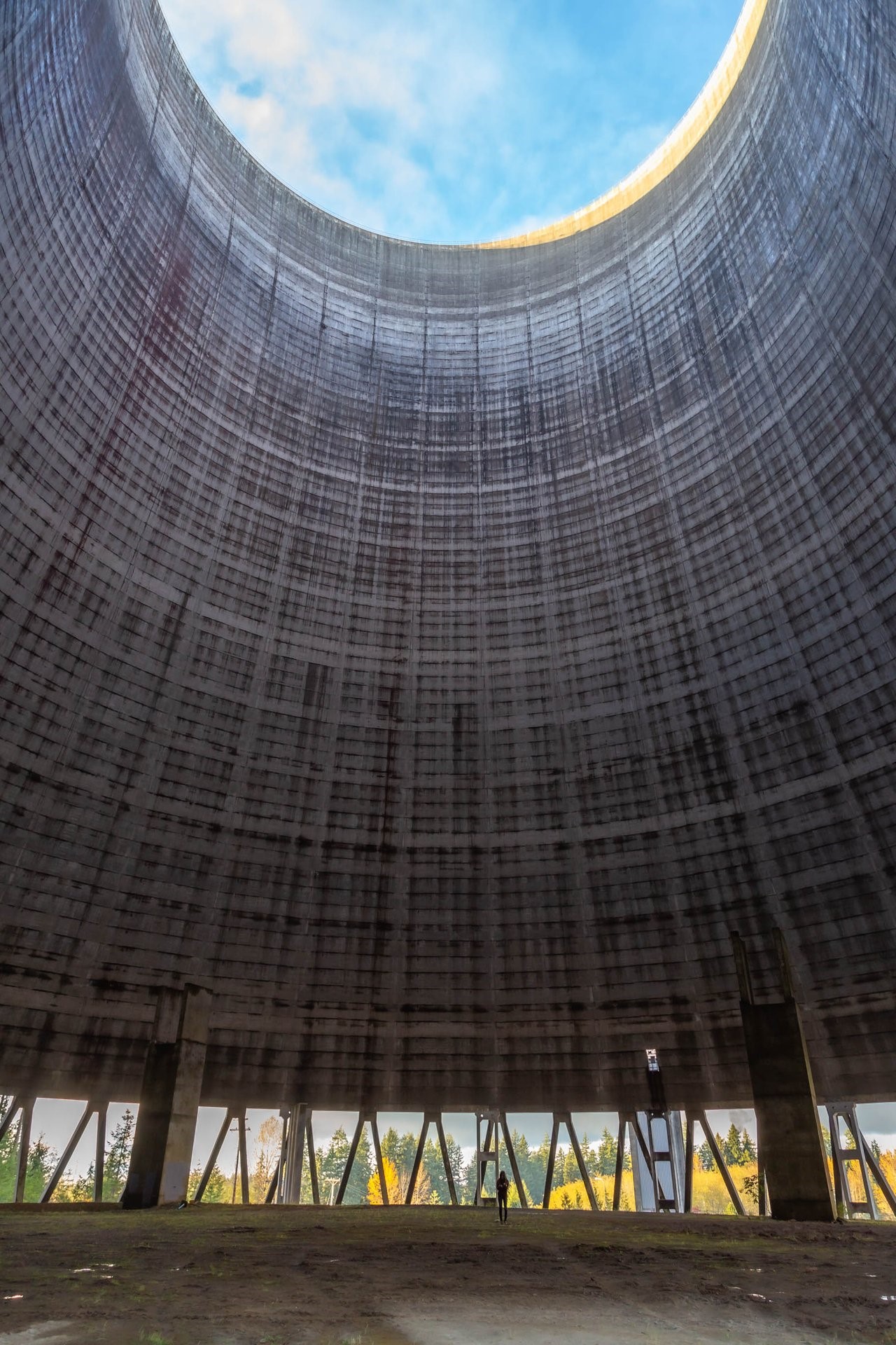 The inside of an abandoned nuclear tower | Scrolller