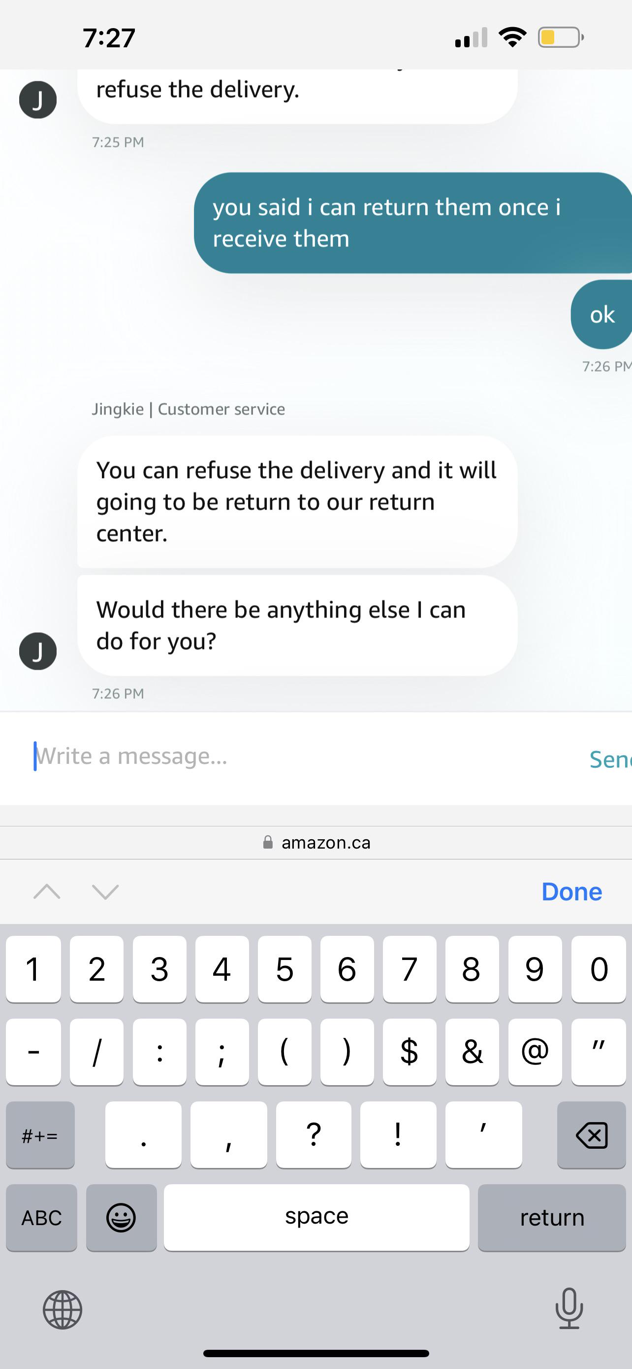 Amazon told me to refuse items | Scrolller