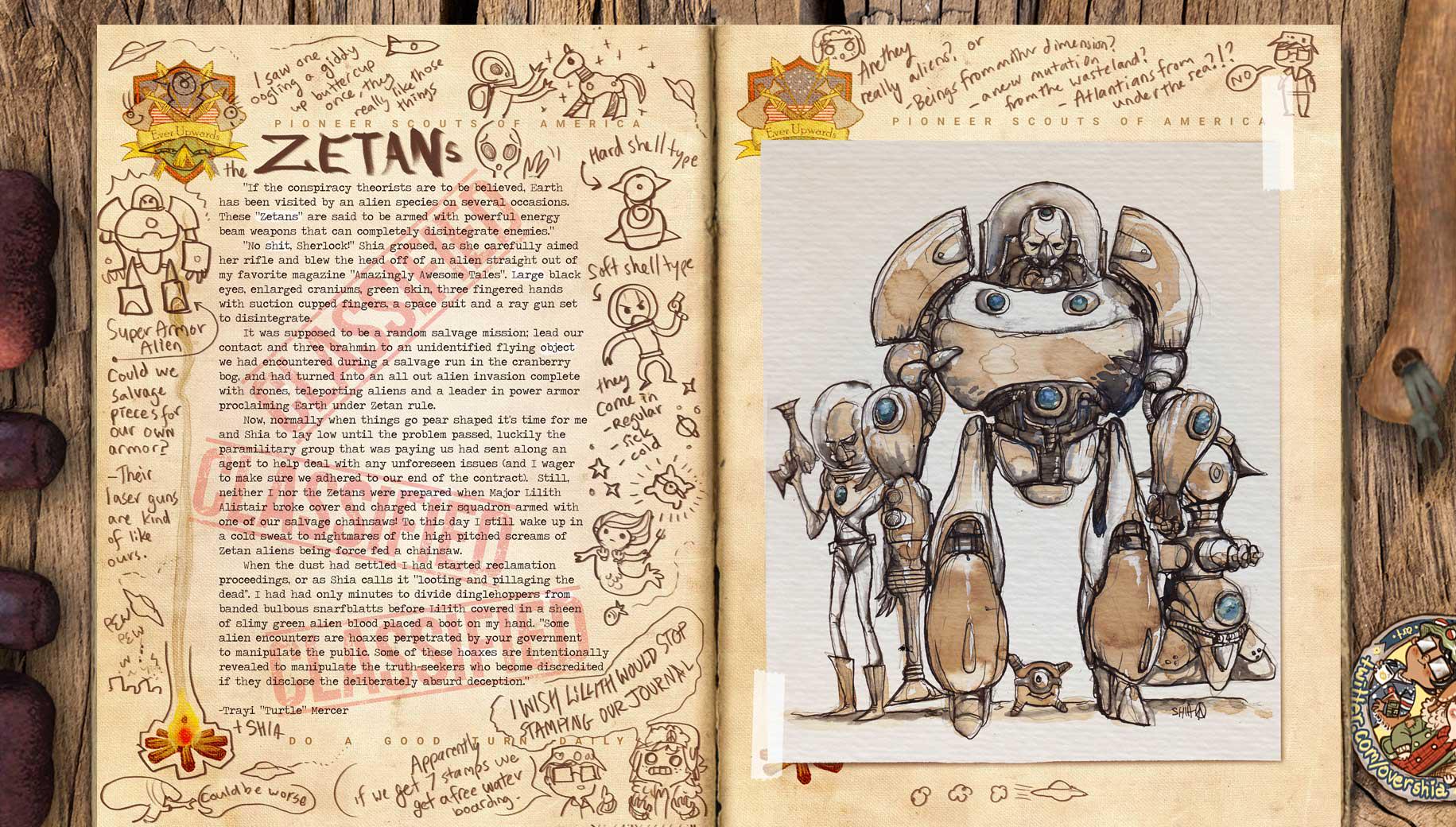 Fallout Bestiary - the Zetans | Scrolller