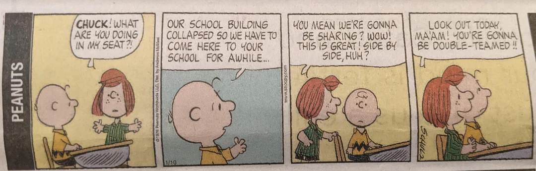 peanuts - double teamed! | Scrolller