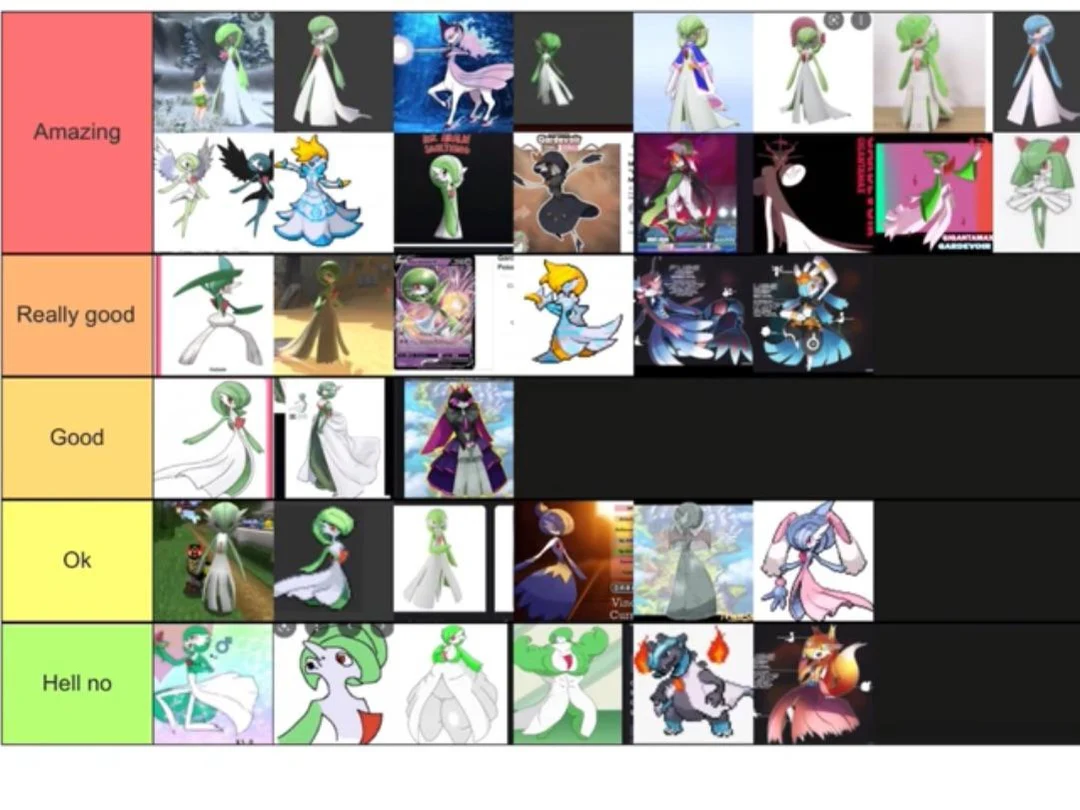 My Ultimate Gardevoir Tier List | Scrolller