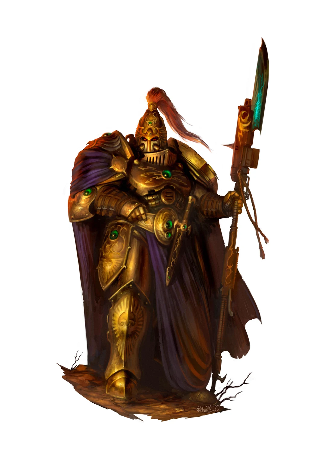 Ryan Anthony, Adeptus Custodes - Warhammer 40,000 Fan Art by ORNIRIS TERENSI | Scrolller