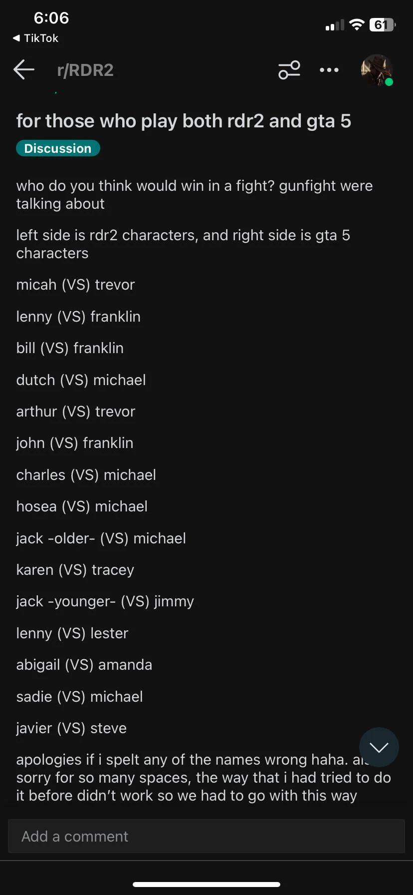 For those who play both gta 5 and rdr2 | Scrolller