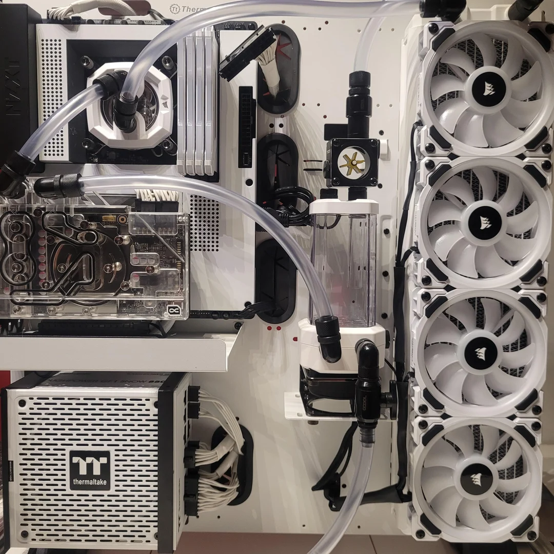 my first water-cooled PC is coming along... | Scrolller