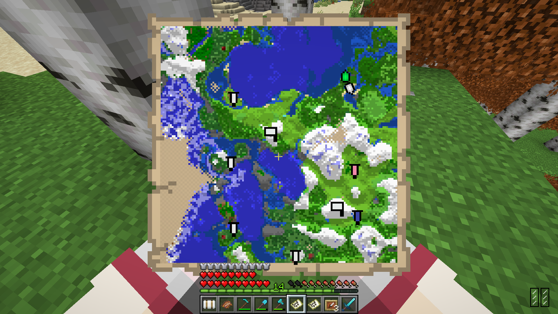 Hi! Does somebody know what's that green arrow in my map and how do i ...