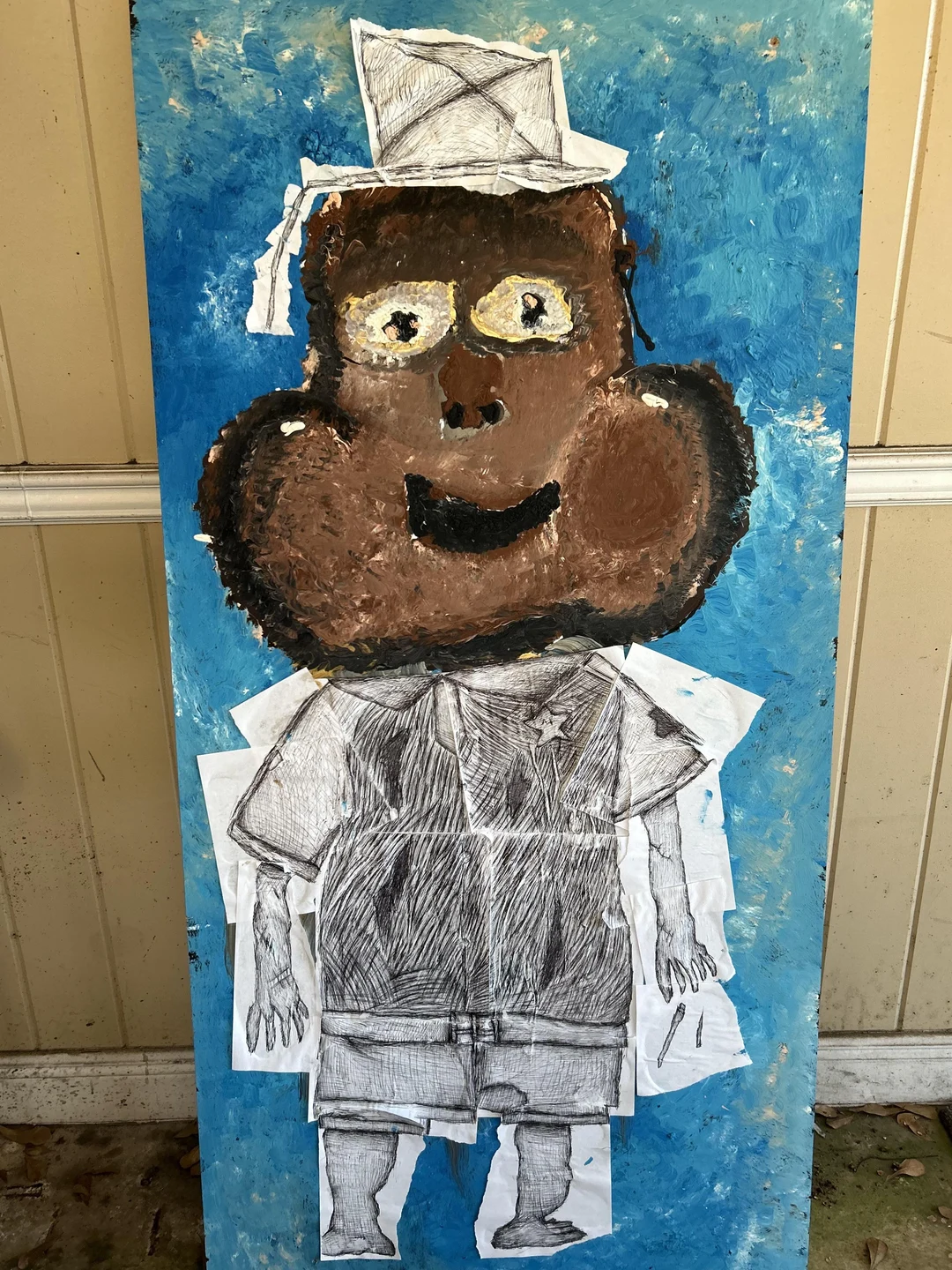 Graduate, mixed-medium, 2024 | Scrolller