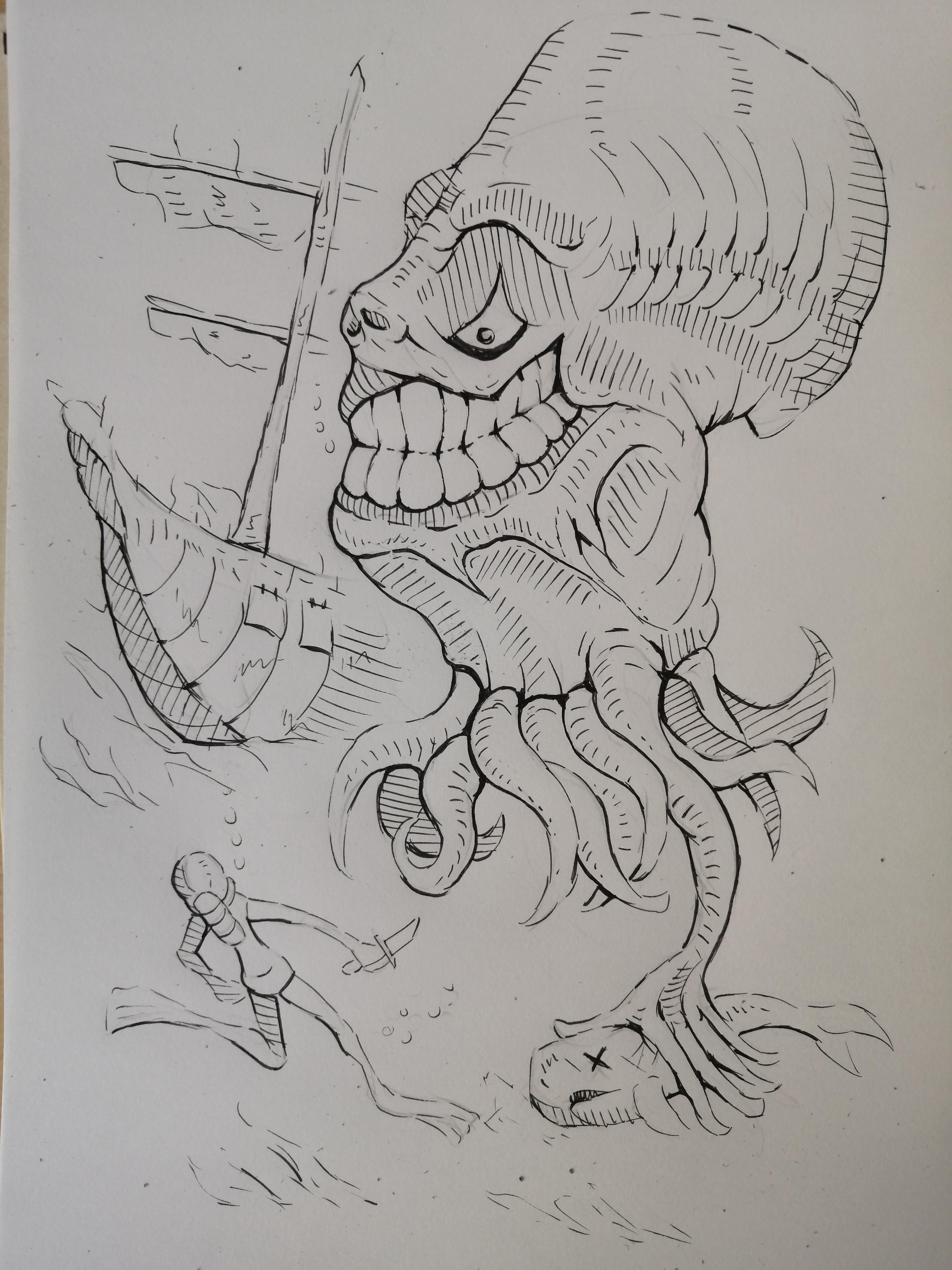 "Deep-sea encounter" | Scrolller