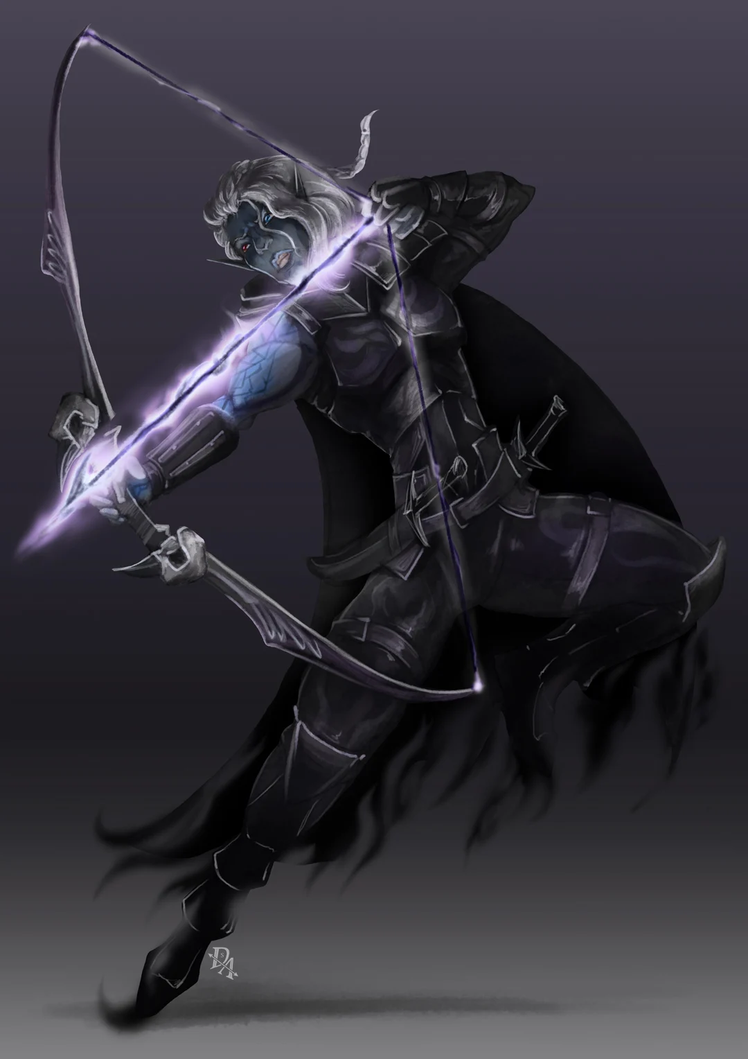 [OC][Art] Death from the Shadows - Drow Gloomstalker Ranger | Scrolller