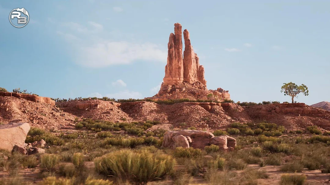 Monument Valley Desert biome by me | Scrolller