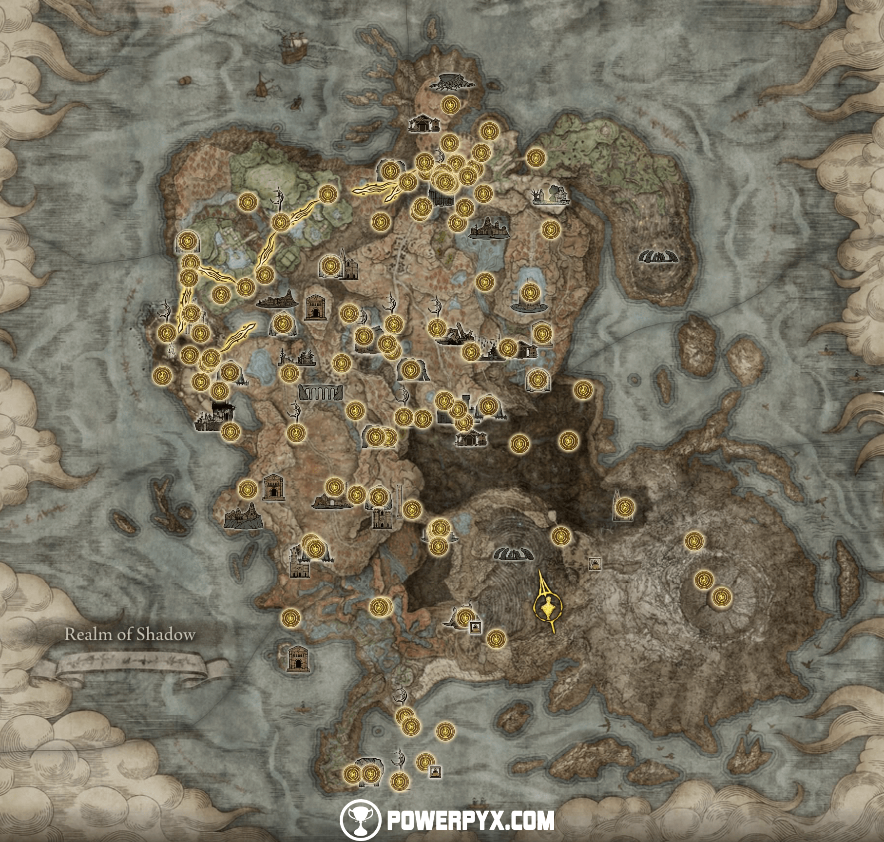 I was today years old when I realized SOTE map looks like Marika hanging on the Elden Ring ...