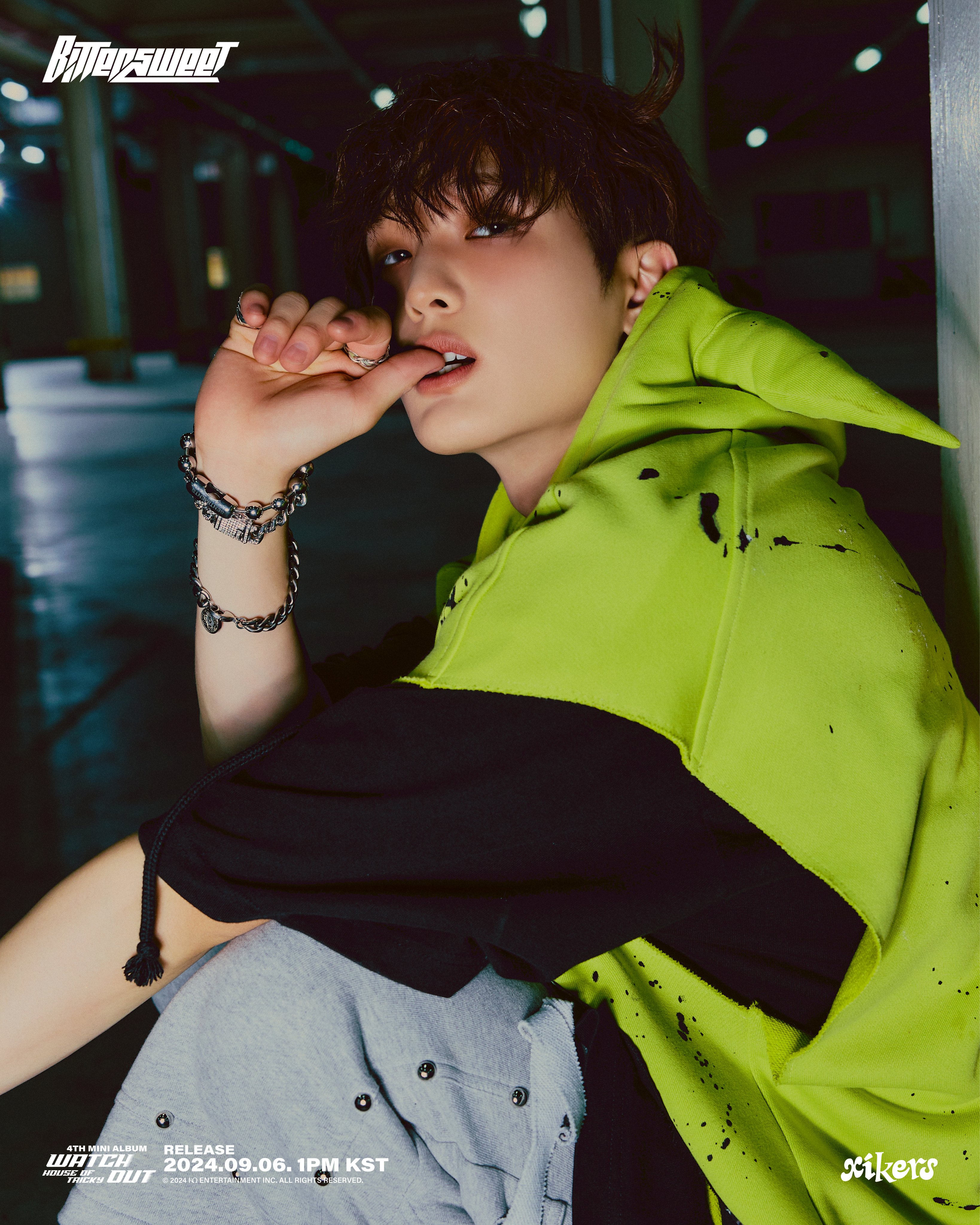 Xikers - 4th Mini Album 'HOUSE OF TRICKY : WATCH OUT' (Concept Poster - Bittersweet : Minjae ...