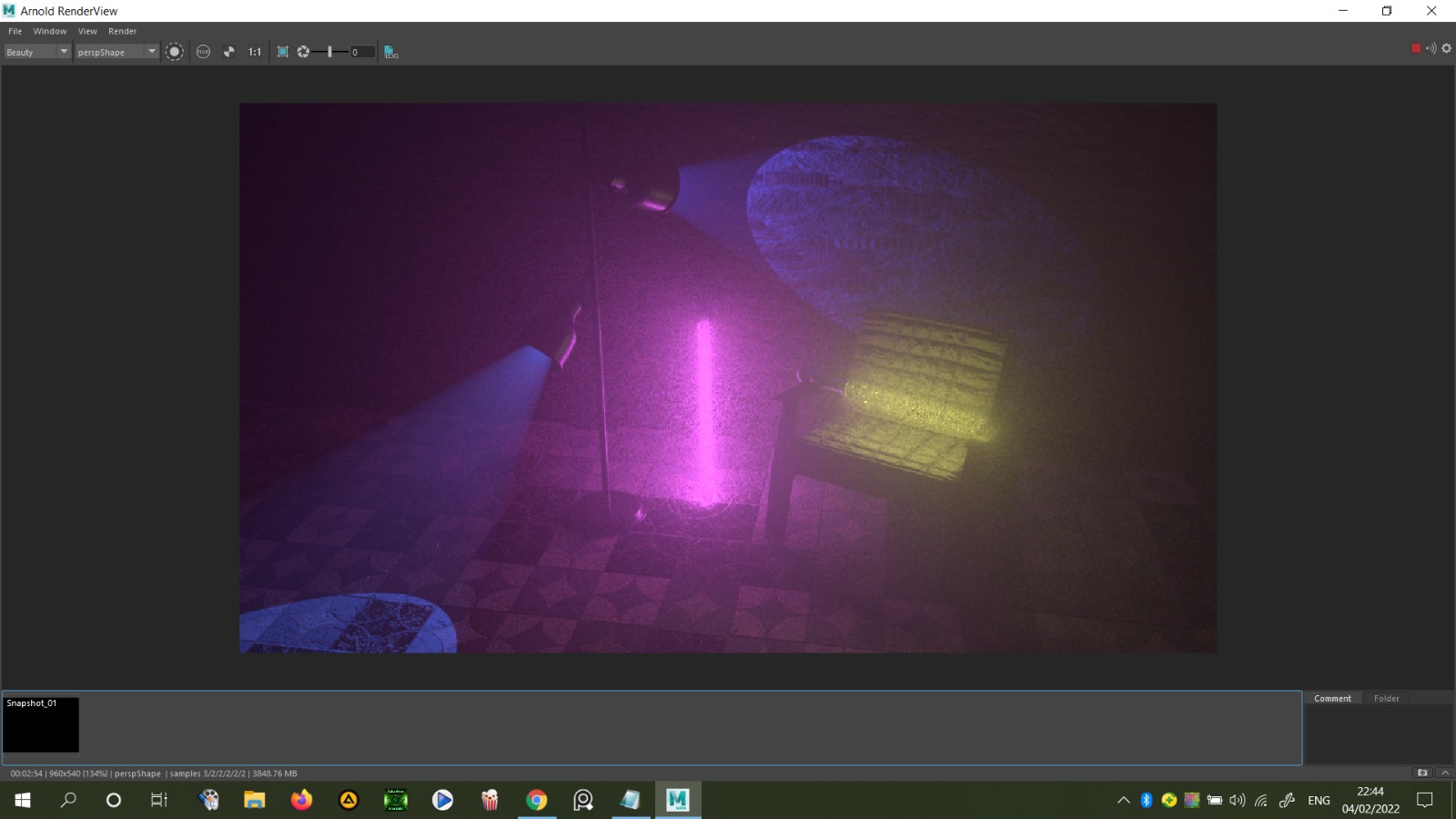 Why i have this grain effect when i try to render with arnold? Thanks for help | Scrolller