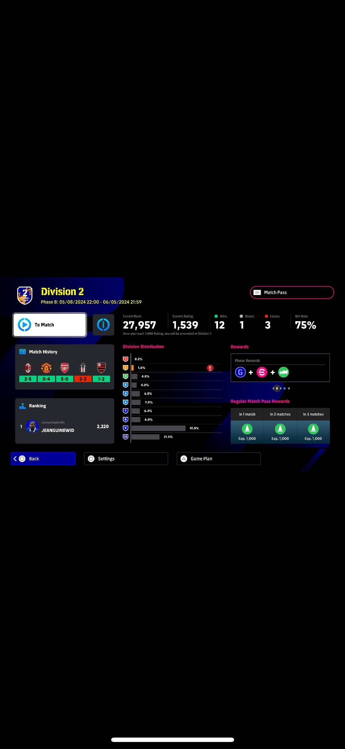 Discover more like EFootball: My F2P team made it to Div 2! Best record I've ever made it with ...
