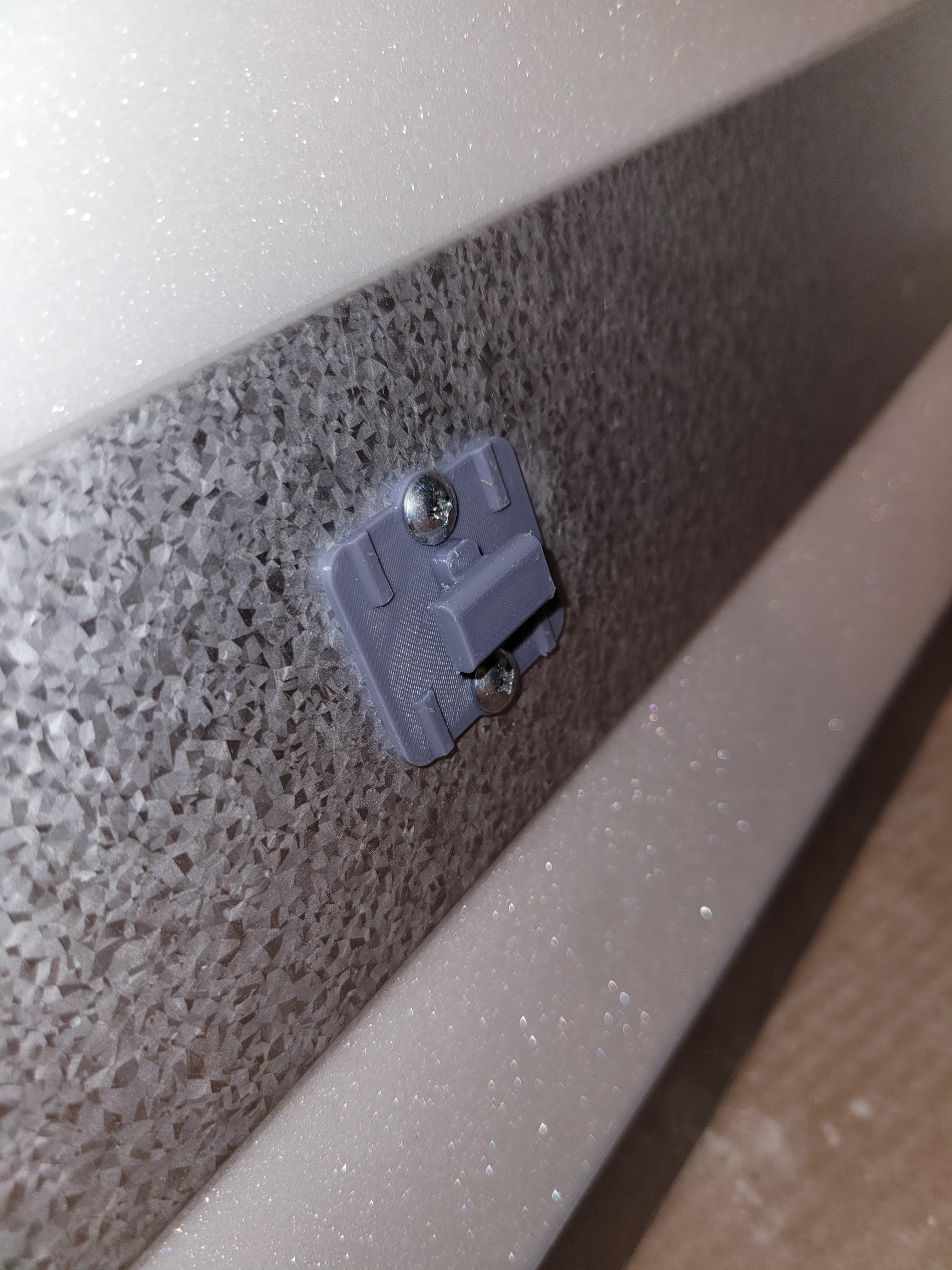 Dishwasher panel install bracket broke, rather than spending over 20 bucks on a replacement part ...