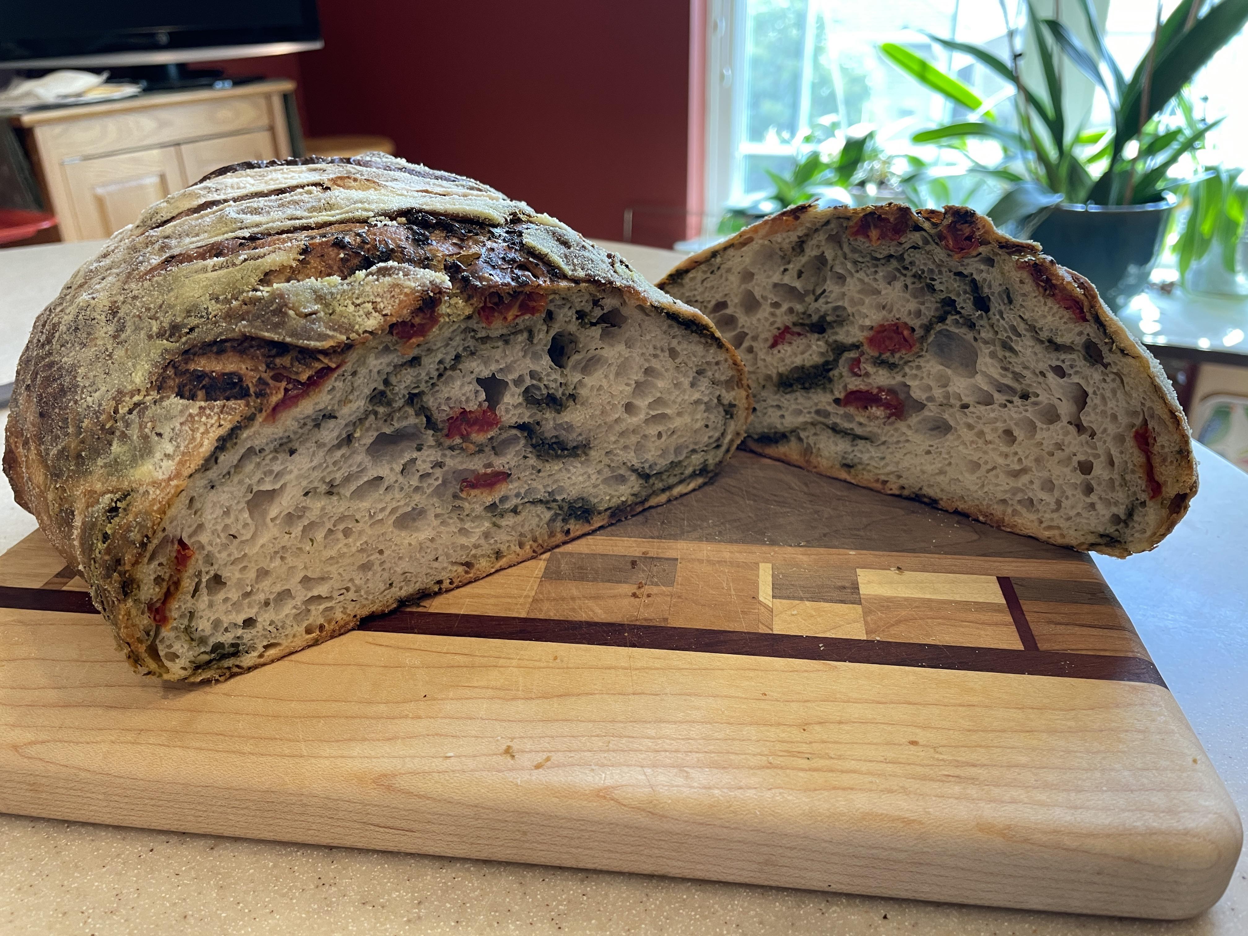 Tomato Basil Sourdough | Scrolller