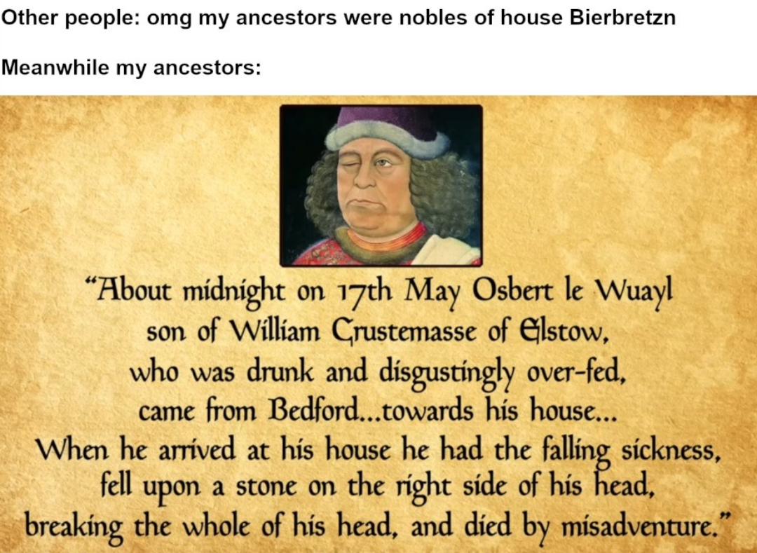 100 % alcoholic peasant ancestry | Scrolller