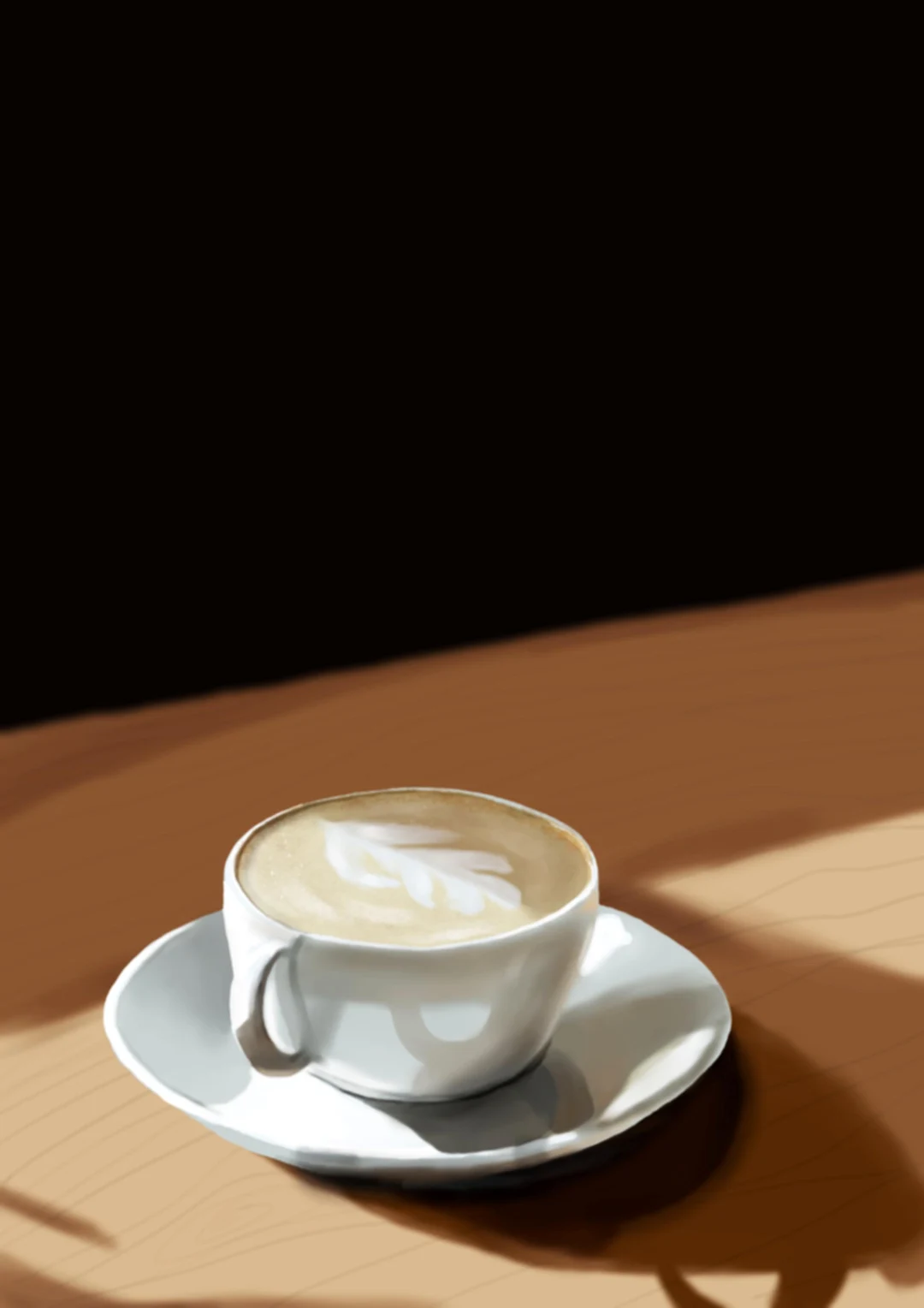 Latte art, Me, Digital, 2023 | Scrolller