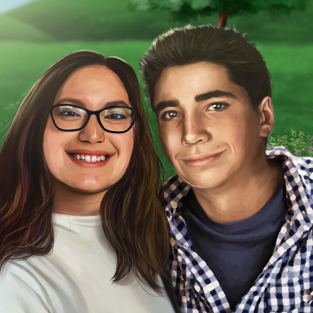 Couple portrait, Creative_Baldur, (me), Digital, 2023 | Scrolller