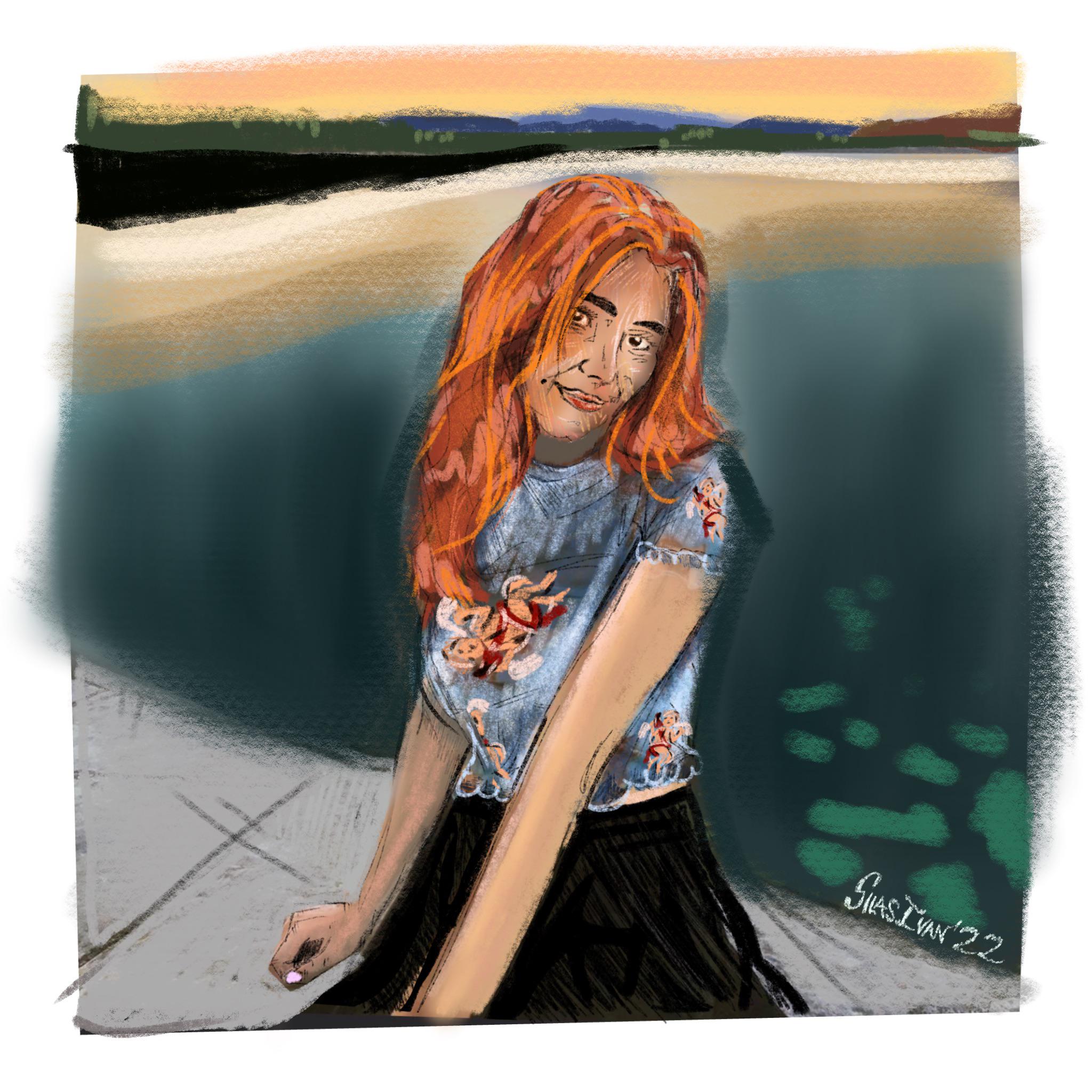 “Riverside”, Me, Procreate, 2022 | Scrolller